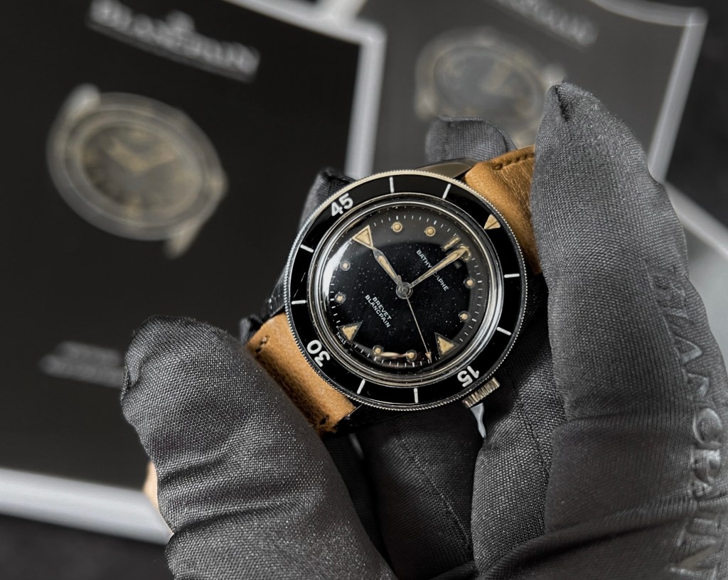 My vintage Bathyscaphe MC4 after service/restoration - The Blancpain Blog